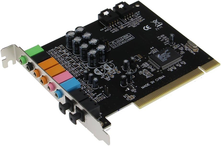 Sedna - PCI 7,1 Channel Tarjeta de Sonido con SPDIF óptico de Entrada y ...