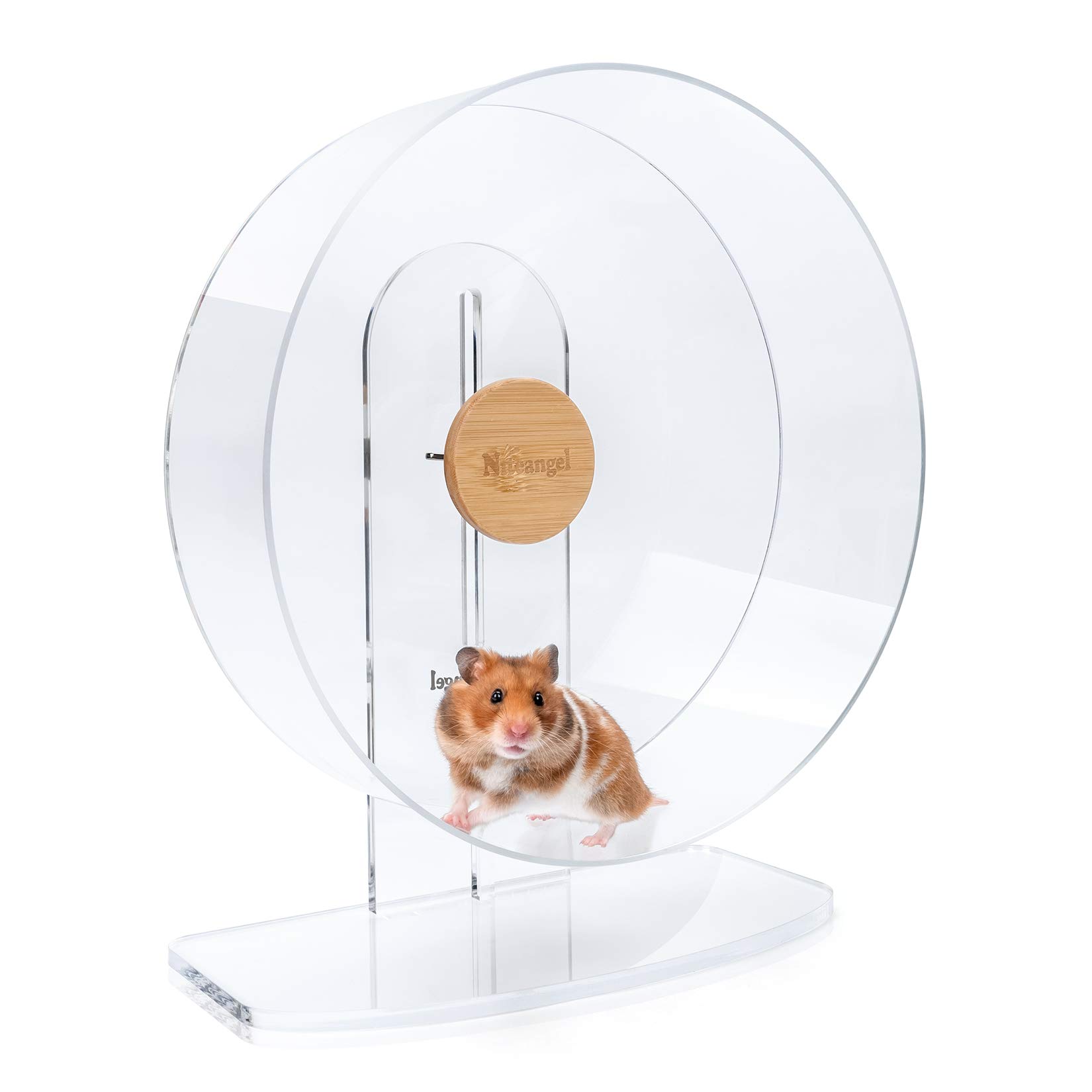 Niteangel Silent Hamster Exercise Wheel - Dual-Bearing Quiet Spinning ...