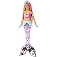 Amazon.com: Barbie Dreamtopia Sparkle Lights Mermaid Doll with Swimming ...