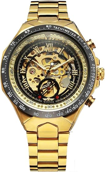 Winner - Montre Homme mécanique automatique à mécanisme visible, idéale ...