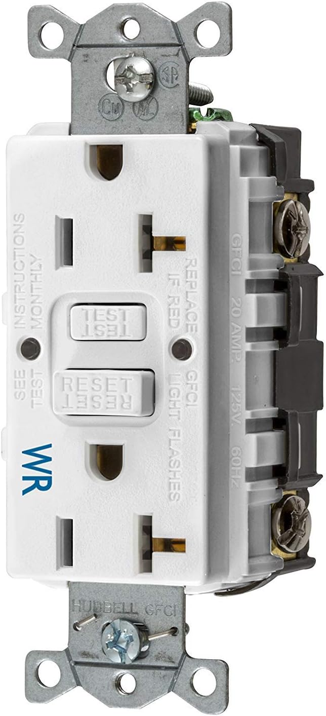 Bryant Electric GFWRST20W 20 Amp 125V Commercial/Residential Self Test ...