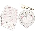 Amazon.com: Yibeas Floral Polka Dot Background Cloth Napkins Dinner ...