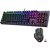 Amazon.com: Redragon K552 Mechanical Gaming Keyboard and M915 ...