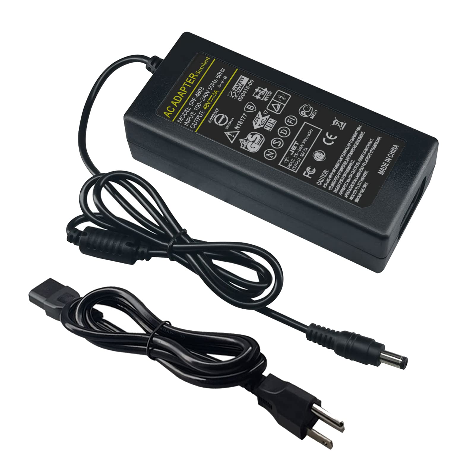 Mua AC DC 48V 3A Power Supply Adapter 144W 48V Charger 48V 3A Switching ...