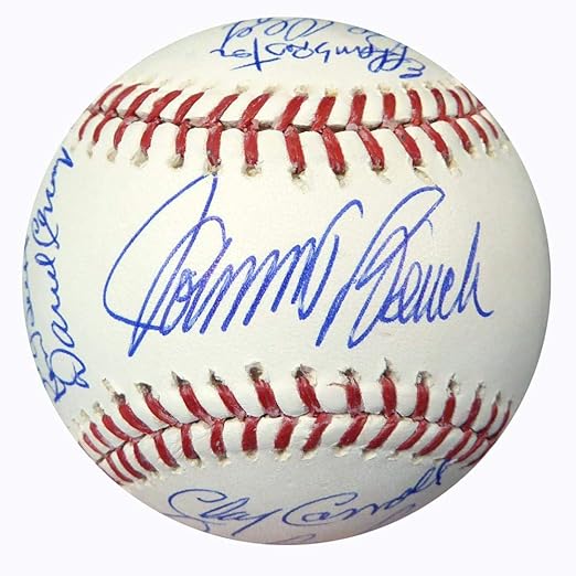 Johnny Bench Autographed Ball - 1976 Official 17 Signatures Including # ...