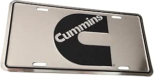 Amazon.com: Cummins Dodge Stainless Steel Aluminum License Plate ...