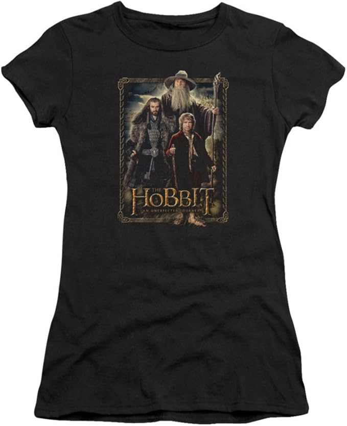 Amazon.com: The Hobbit - Womens The Three T-Shirt in Black: Clothing