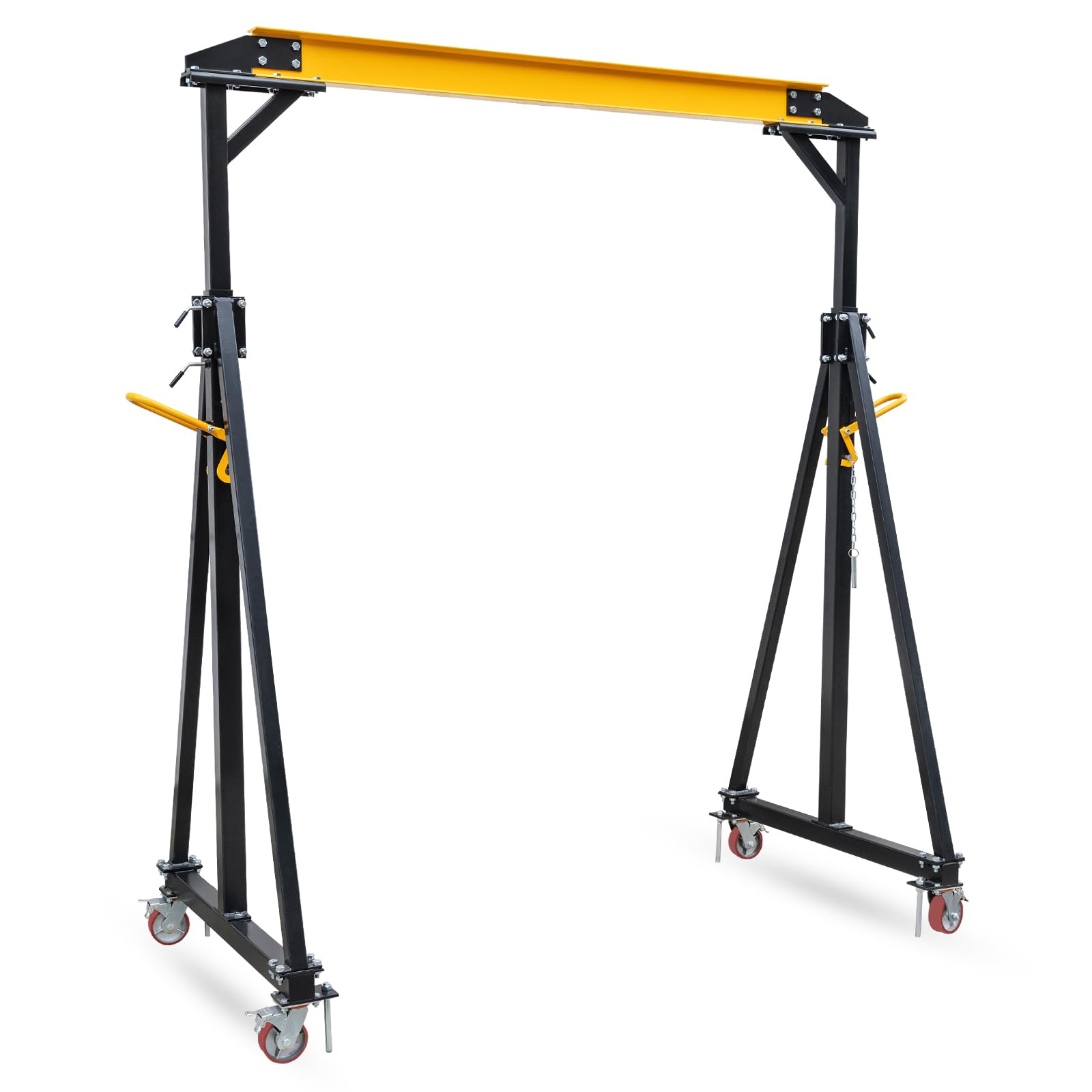 MERXENG Adjustable Gantry Crane 2 Ton Portable Shop Lift Hoist 97 To