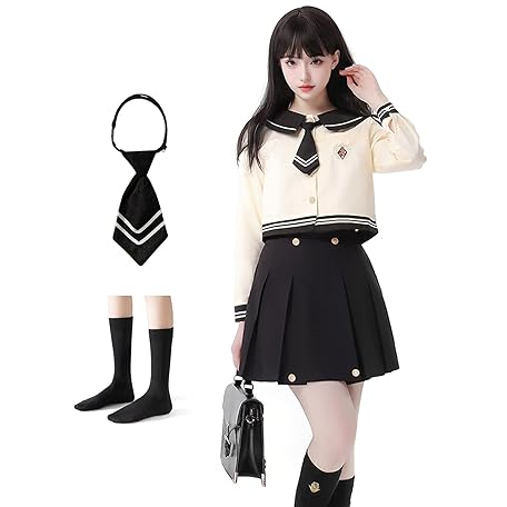 Mua JIURUN Uniform Lolita One-Piece High School Student Uniform Cosplay ...