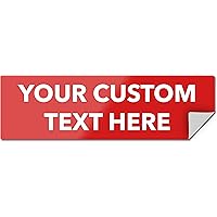 Amazon.com - Custom Bumper Stickers for Cars - Personalized Bumper ...