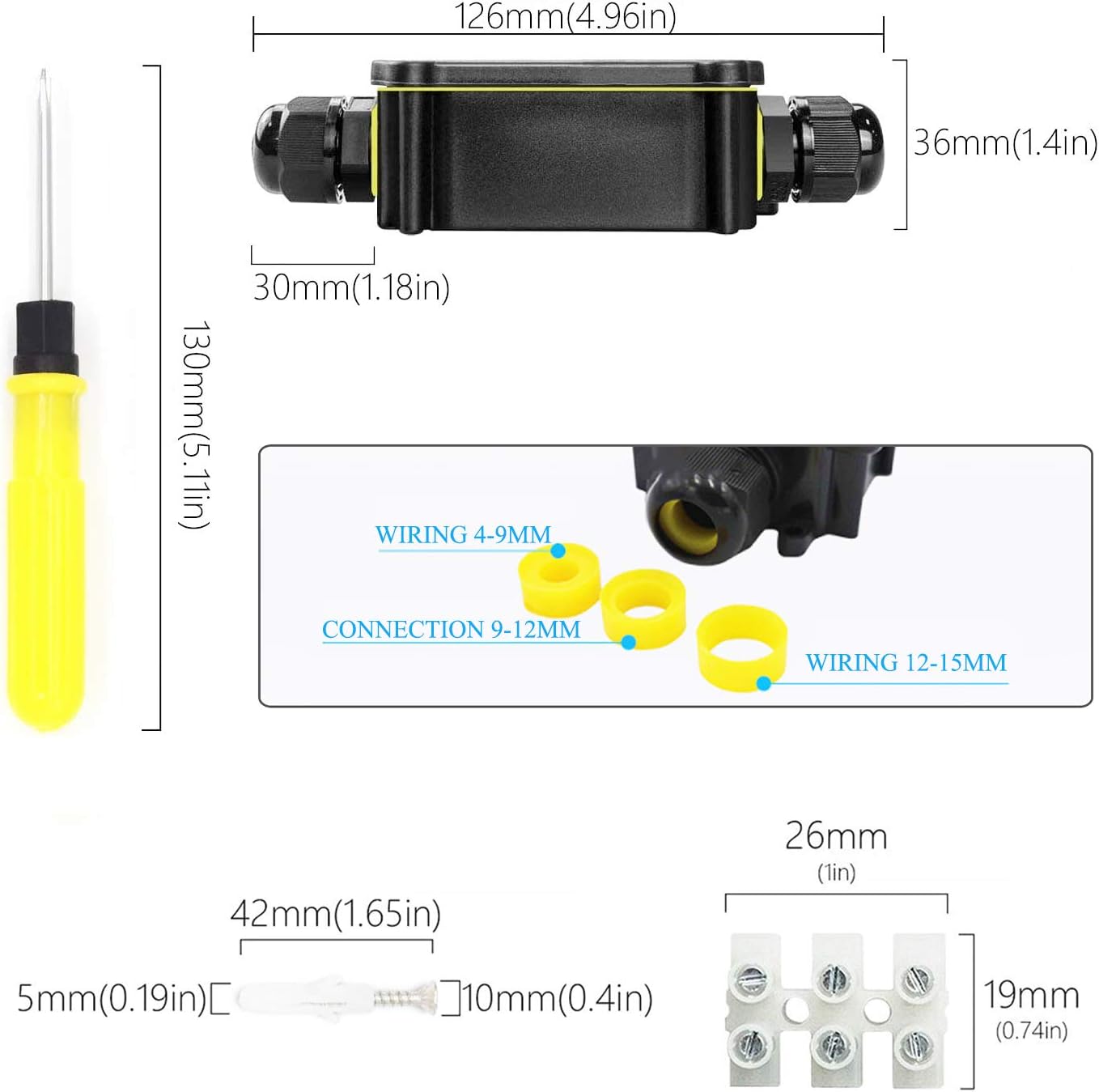 Waterproof Junction Box – IP68 Waterproof Electrical Junction Boxes ...
