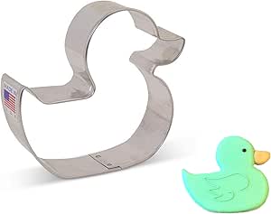 Amazon.com: Ann Clark Cookie Cutters Rubber Duck Cookie Cutter, 4 ...