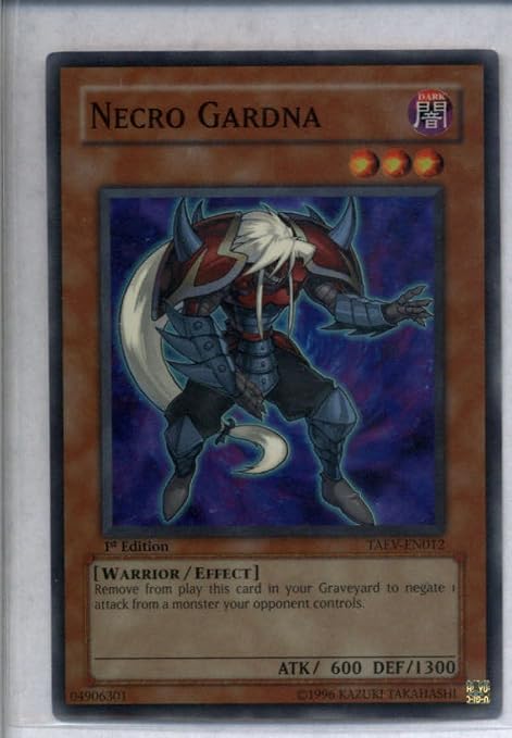 Necro Gardna Yugioh TAEV-EN012 Holo Foil Rare Yu-Gi-Oh NM-MT TCG CGG at ...