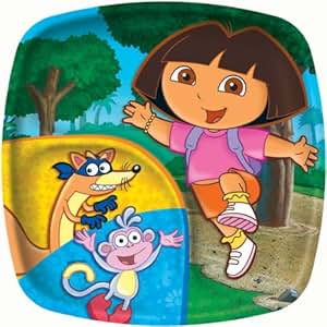 Amazon.com: Dora the Explorer Pocket Dessert Plates (8 count): Toys & Games