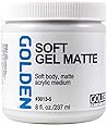 Amazon.com: Golden Soft Matte Gel Medium-8 ounce: Arts, Crafts & Sewing