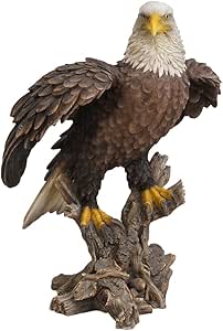 Amazon.com: Pacific Giftware Realistic Looking Majestic Bald Eagle On ...