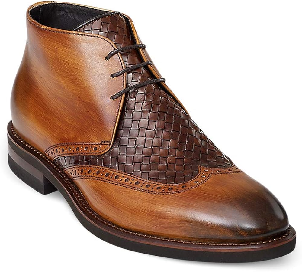 Amazon.com | Paul Fredrick Men's Adkins Wingtip Boot | Shoes