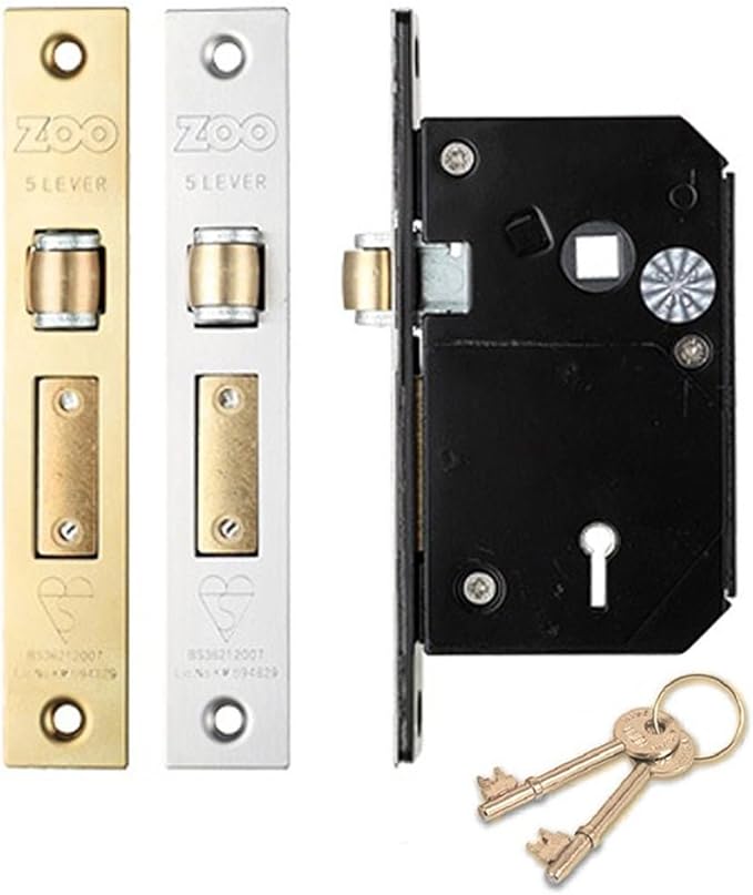 Zoo Hardware BS British Standard 5 Lever Chubb Retro-Fit Door Sashlock ...