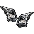 Amazon.com: labwork Headlights Assembly Replacement for ATS 2013-2018 ...