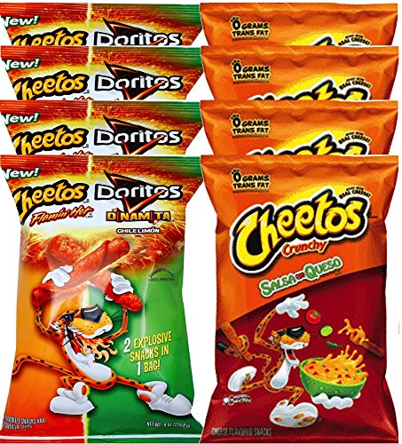 Buy Cheetos Salsa Con Queso & Cheetos Flamin' Hot and Doritos Dinamita ...