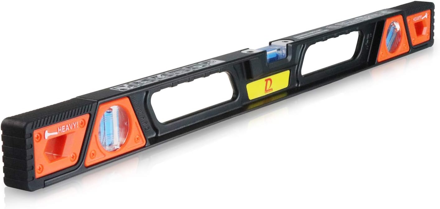 60cm Heavy Duty Magnetic Level Tool Aluminum Alloy I-Beam Spirit Level ...