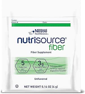 Amazon.com: NutriSource Fiber Supplement Powder Packets, Unflavored, (0 ...