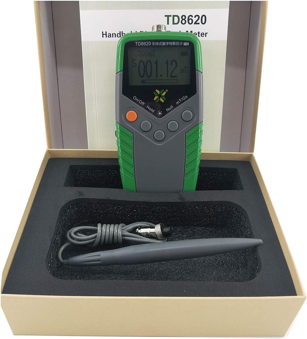 CNYST Gauss Meter Surface Magnetic Field Tesla Tester with Accuracy 5 ...