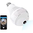 Amazon.com : Camera, 1080p Home WiFi Light Camera, 2mp Wireles IP Led ...