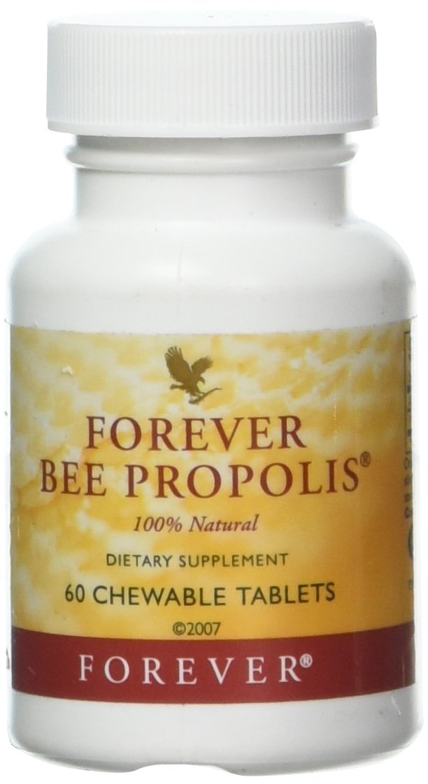 Forever Bee Propolis 100% Natural - 60 Chewable Tablets by Forever ...