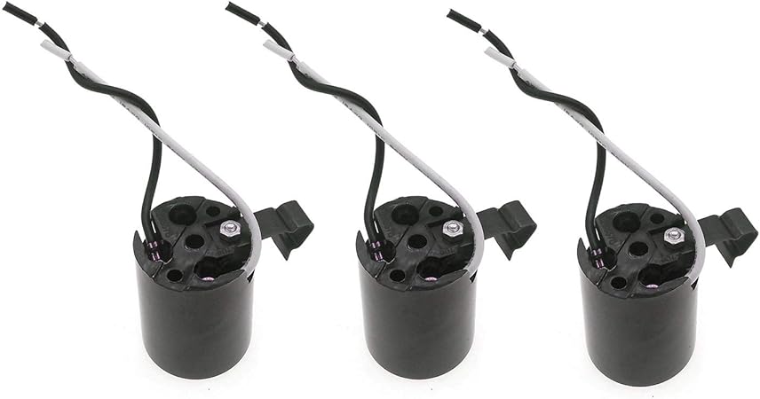 Phenolic Medium Base E26 Fixture Socket, Keyless US Standard Lamp ...