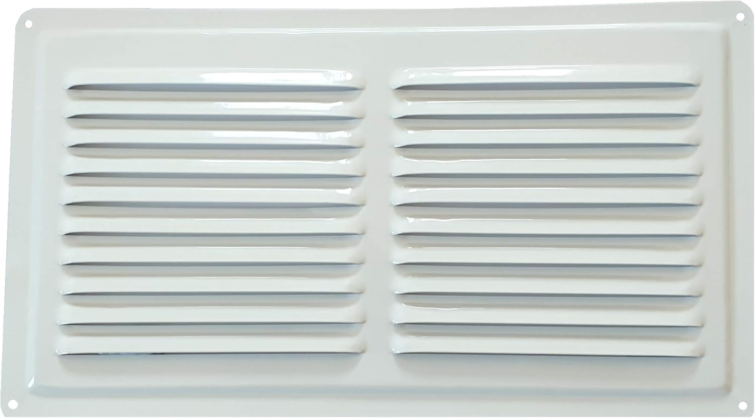 Metal Air Vent in White RAL 9016, White Metal Ventilation Grill ...