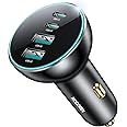 Amazon.com: 70W USB C Car Charger, Rocoren 4-Port for Family Travel, PD 35W & QC3.0 30W Super ...