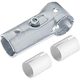 eoere 10 Sets Pivot Tee Pipe Fittings Connector T Adjustable Clamp ...