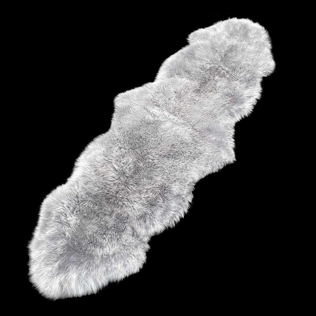 WL&ALLEN Large Sheepskin Rug Genuine Thick and Lush 3 Inch Pile?Luxury ...