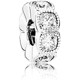 Amazon.com: PANDORA 791972CZ Shining Path Clip: Jewelry