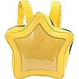 Amazon.com: Vobomo Yellow Star Kawaii Backpack PU Leather Ita Bag ...