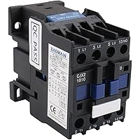 Amazon.com: Baomain AC Contactor CJX2-1810 220V 50/60Hz 660V 18 Amp 3 Phase 3-Pole NO DIN rail ...