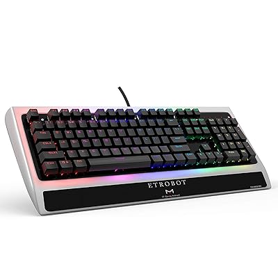 Buy ETROBOT Mechanical Gaming Keyboard with Black Switches, USB Wired ...