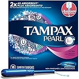 Amazon.com: Tampax Pearl Tampons Ultra Absorbency with Leakguard Braid ...
