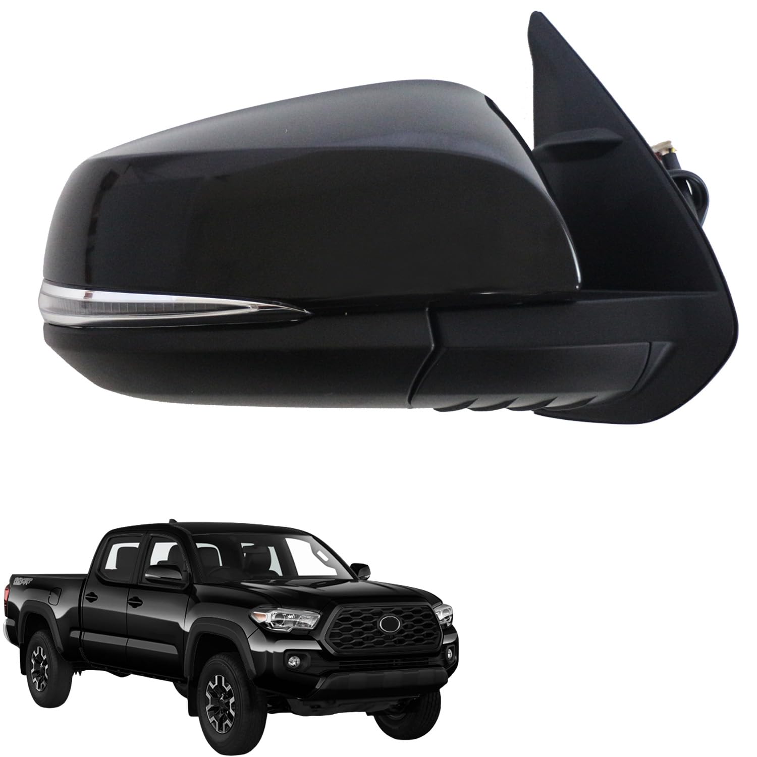 Marretoo Right Passenger Side Mirror replacement for TOYOTA Tacoma 2016 ...
