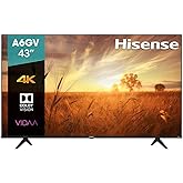 Hisense Pantalla UHD 4K de 43" 43A6NV, VIDAA Smart TV, 43 Pulgadas, Dolby Vision, Modo Juego ...