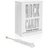 Amazon.com : Candy Envy - White Rock Candy Sugar Sticks - Original ...