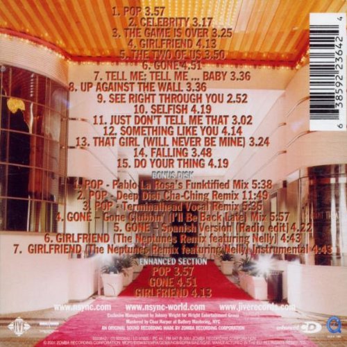 Disco de *NSYNC: «Celebrity (Bonus CD)»