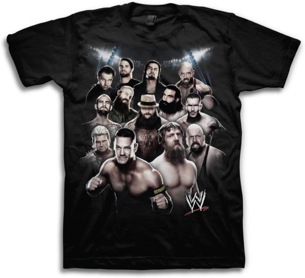 WWE Camiseta para Hombre con Logotipo de Group Shot: Amazon.com.mx ...