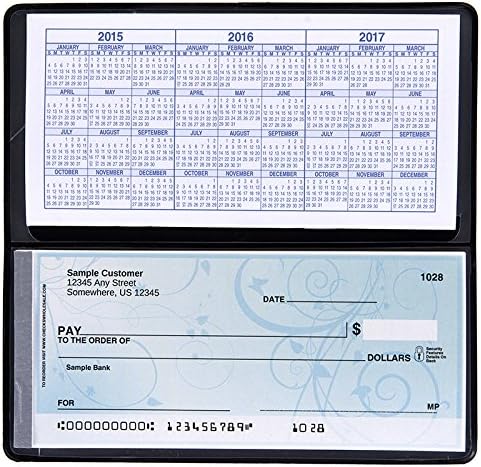 5 Checkbook Transaction Registers & 1 Red Vinyl Check Book Cover ...