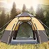 Toogh 3-4 Person Camping Tent Backpacking Tents Hexagon Waterproof Dome ...