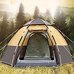 Toogh 3-4 Person Camping Tent Backpacking Tents Hexagon Waterproof Dome ...