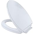 Toto SS114 01 SoftClose Elongated Toilet Seat Cover, Cotton White ...