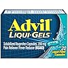 Advil Liqui-Gels Pain Reliever and Fever Reducer, Solubilized Ibuprofen ...