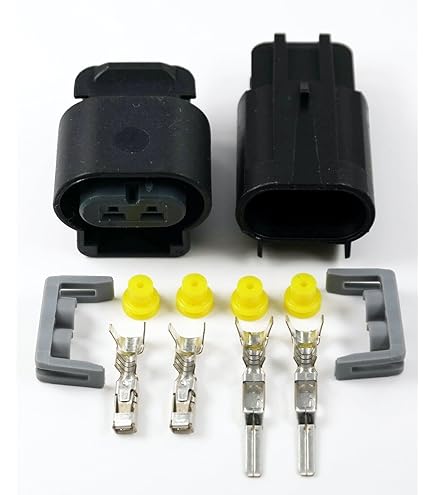 Delphi Pa66 Delphi Metri-Pack 150 Series 8-Way Sealed Connector Kit (16 ...